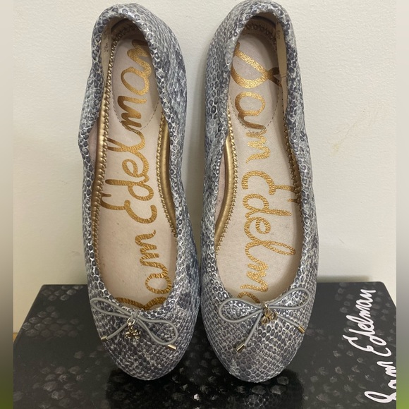 Sam Edelman | Shoes | New Sam Edelman Felicia Ballet Flat Snakeskin ...